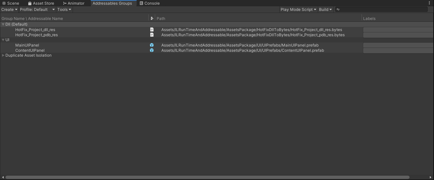 Unity通过Addressable + ILRuntime 实现代码和资产的热更新（案例+图文详情+源码）_unity runtime 资产系统-CSDN博客