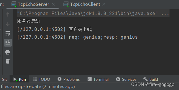 【javaee】基于tcp的客户端服务器程序java代码tcp服务 Csdn博客