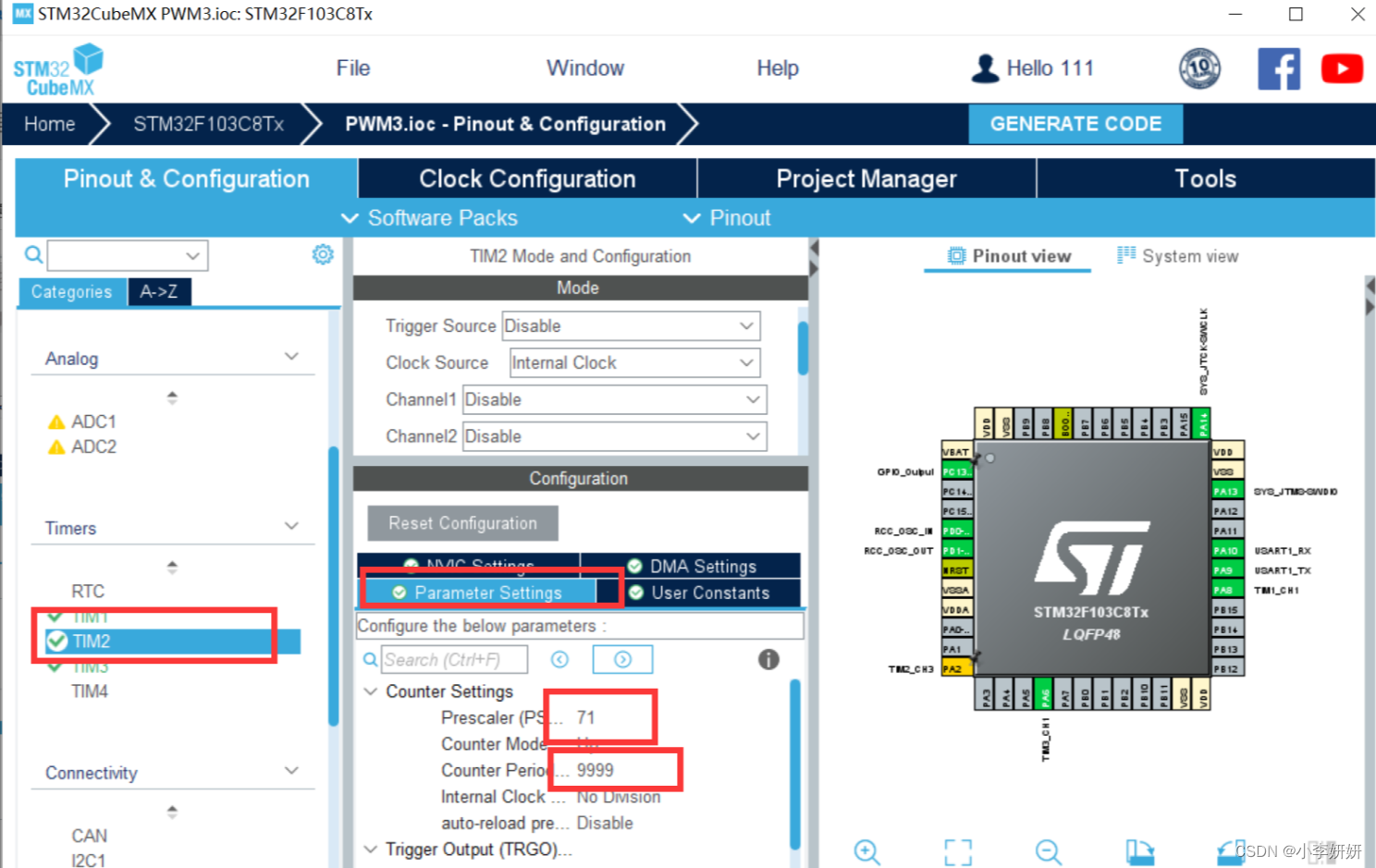 定时器&PWM应用编程_stm32 while(1)循环速度-CSDN博客