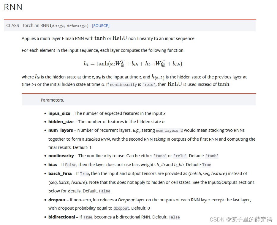 NNDL 作业8：RNN - 简单循环网络_rnn小程序练习-CSDN博客