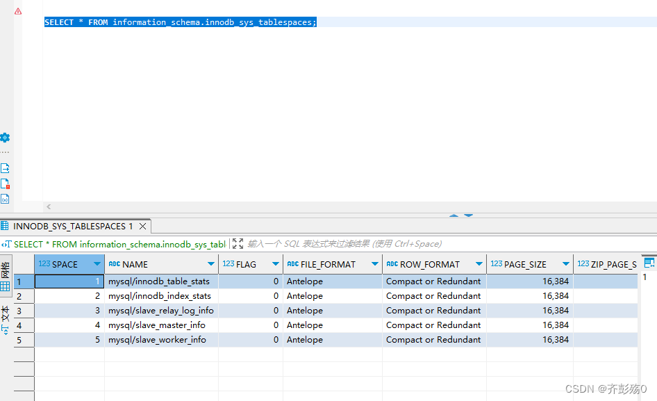 Mysql 的表空间mysql表空间 Csdn博客