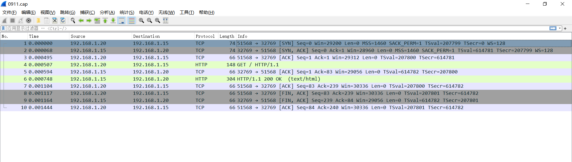 一些使用的抓包方式tcpdump,wireshark-CSDN博客