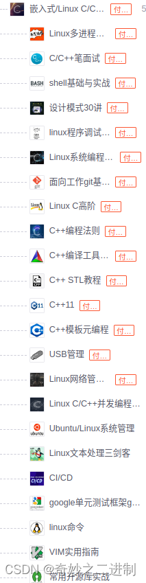 Linux系统软件工程师 嵌入式linux应用开发工程师 知识体系构建 500篇（持续更新） 奇妙之二进制的博客 Csdn博客