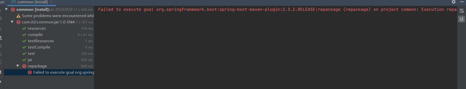 Spring Boot Maven Plugin 2 3 2 Release Repackage Failed Unable To Find Main Class Csdn博客