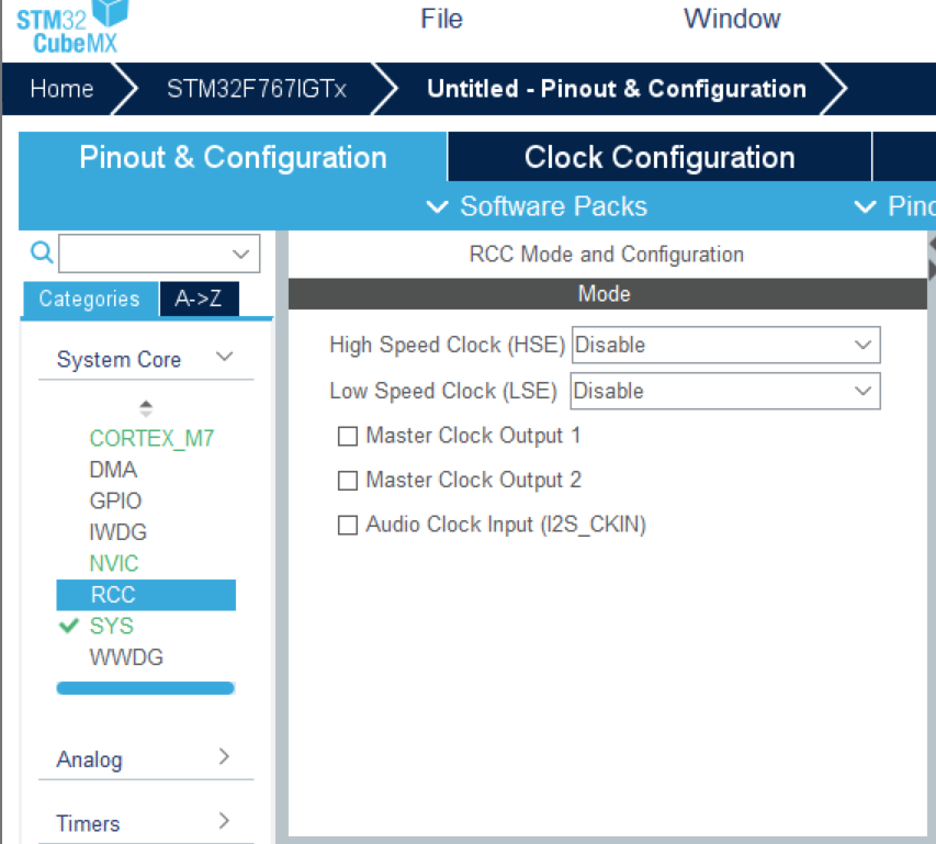 STM32F767 （基础）CubeMX参数设置之RCC_cubemx rcc-CSDN博客