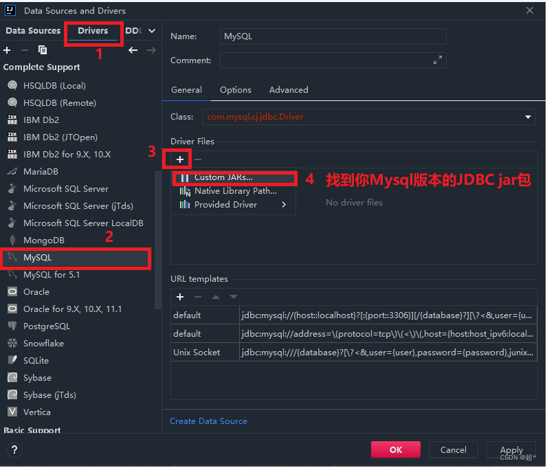 Idea连接mysql数据库idea Database链接mysql Csdn博客
