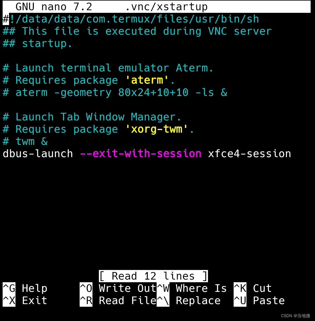 Termux安装GUI（xfce）_termux xfce-CSDN博客