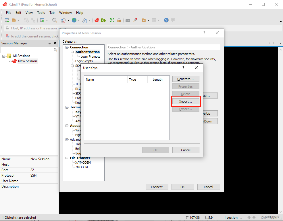 Xshell使用ssh密钥对连接阿里云ecs Ecs Xshell 密钥对 Csdn博客