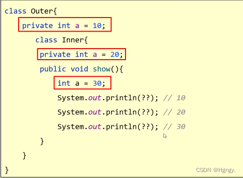 JAVA基础（面向对象进阶） —— 内部类_定义一个成员内部变量wolffy,成员内部类提供一个dance()方法,输出-CSDN博客