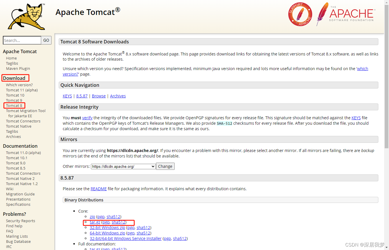 Linux Centos7安装Tomcat8_centos7 安装tomcat8-CSDN博客