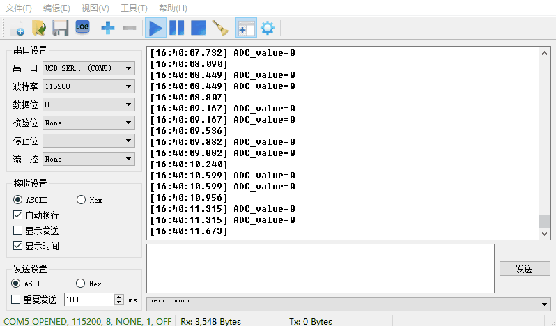 STM8S系列基于IAR开发单通道ADC连续转换模式示例_stm8s ad-CSDN博客