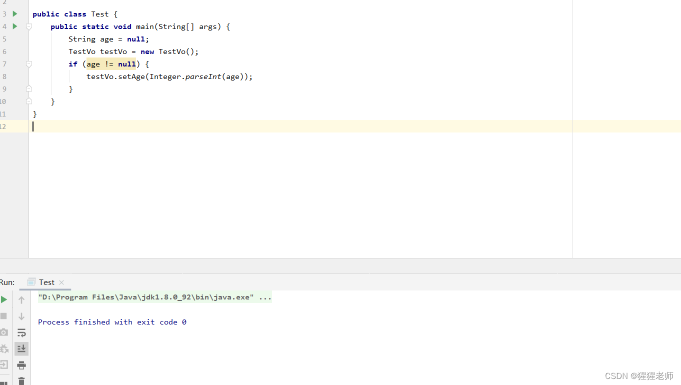关于java中产生空指针异常nullpointerexception的场景java创造一个空指针bug Csdn博客