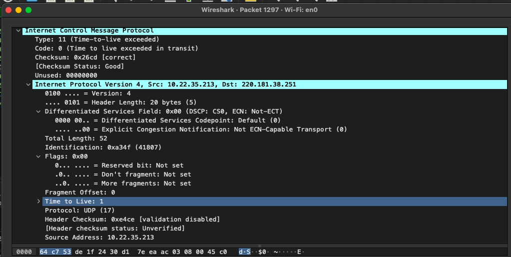 计算机网络——wirshark初体验_4.结合 icmp 报文记录画出数据交互示意图,并描述 tracert 工作原理。-CSDN博客