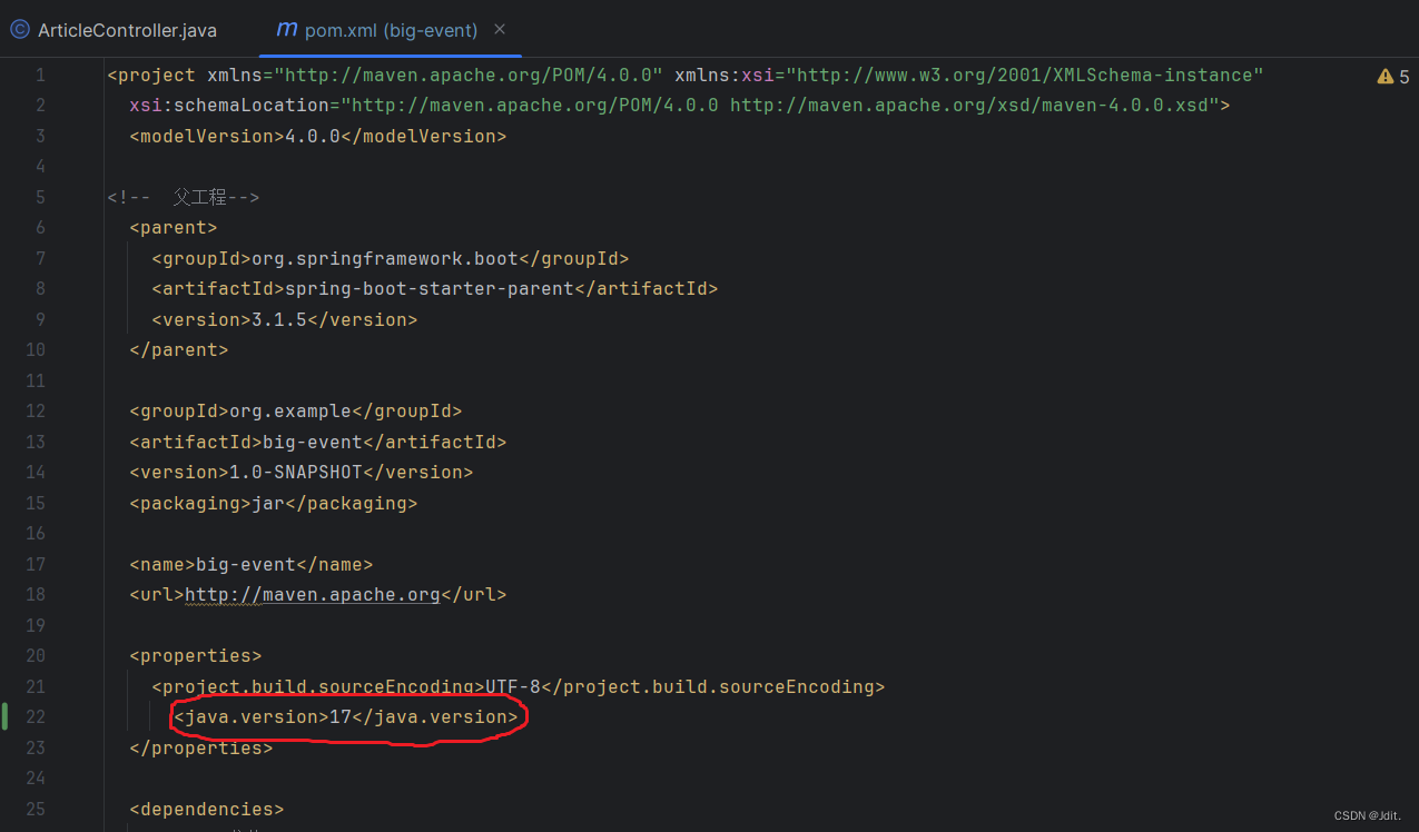 java: 错误: 不支持发行版本 17（最新 Springboot3）-CSDN博客