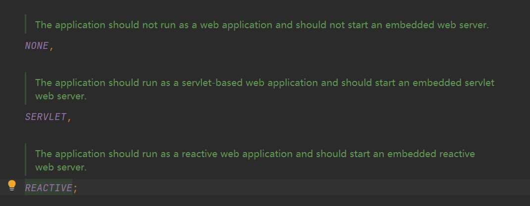 springboot 项目启动成功之后，立即链接中断踩坑_webapplicationtype的三个类型-CSDN博客