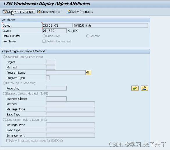 BDC相关-LSMW-CSDN博客