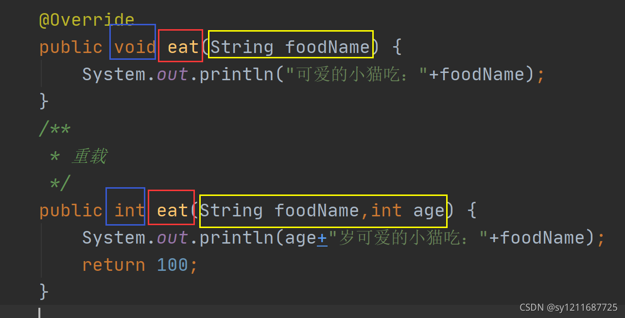 Java重写(覆盖)与重载的区别java重载重写覆盖的区别 Csdn博客