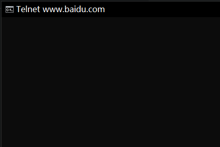 Telnet访问百度www.baidu.com_telnet 网址-CSDN博客