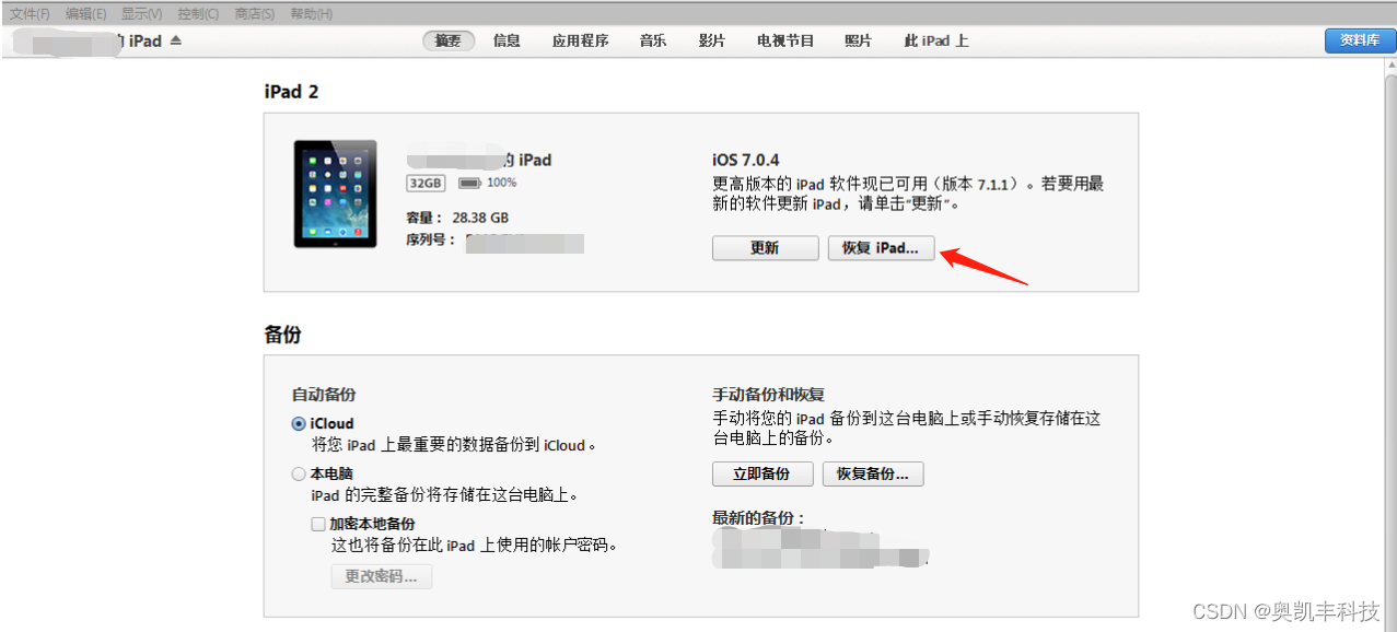 iPad白苹果的简单修复方法-CSDN博客
