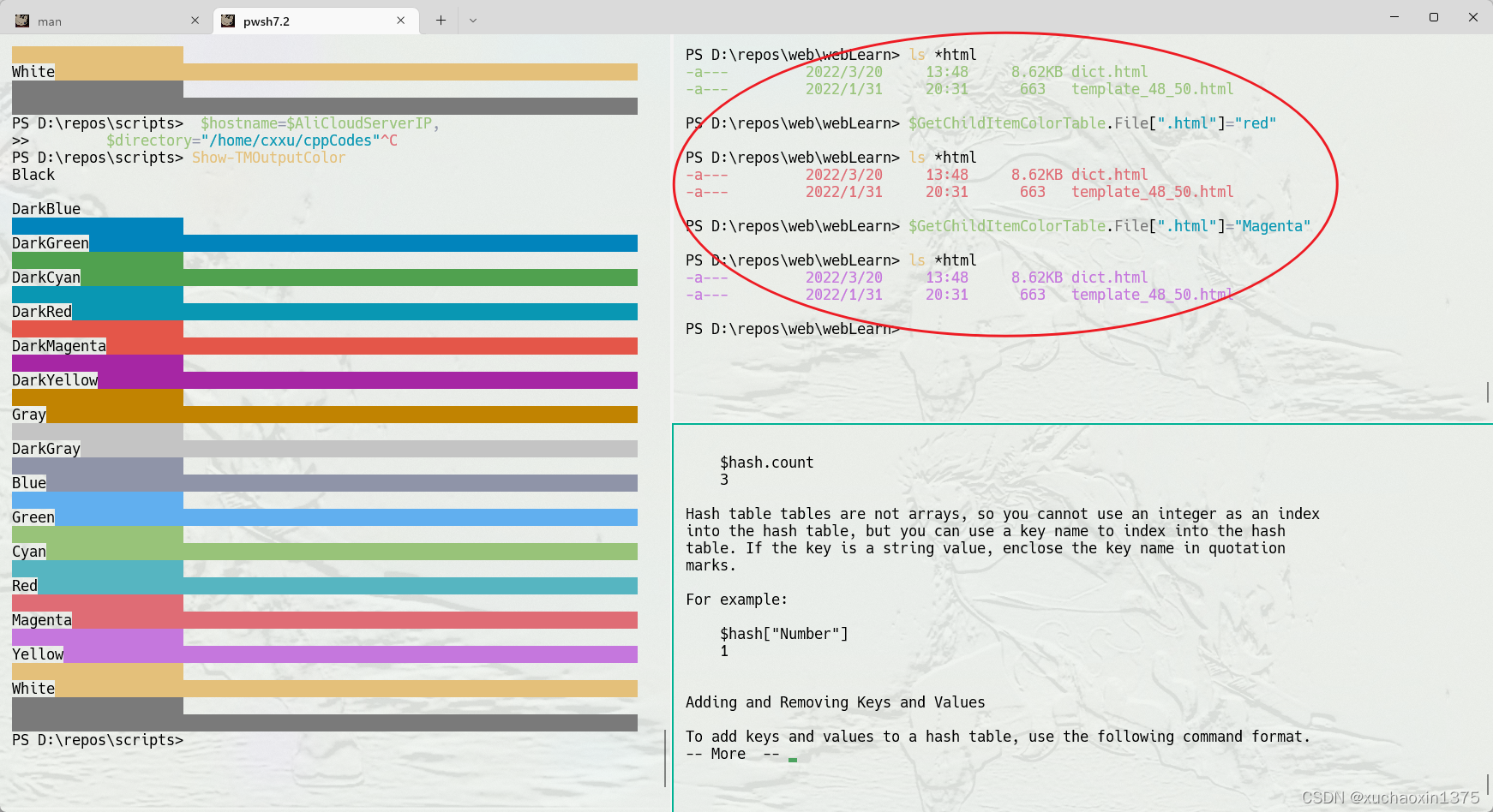 powershell@Get-ChildItem美化@ls文件列表文件图标样式和配色@Terminal-icons@lsd_powershell ls 着色-CSDN博客