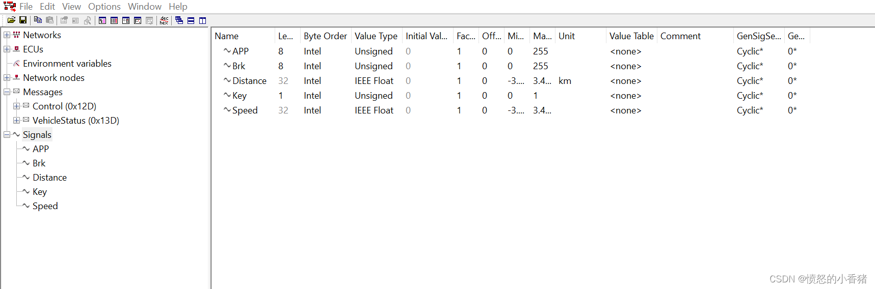 利用CANdb++制作dbc_vector candb++ dbc文件无法修改-CSDN博客