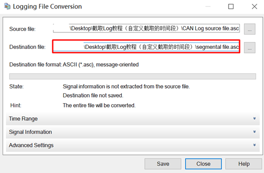 How to intercept/segment CAN Log files in CANoe/CANalyzer (custom time period) - Programmer Sought