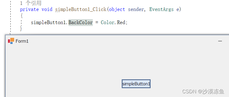 记录关于devexpress插件更改simplebutton背景颜色simplebutton 背景颜色 Csdn博客