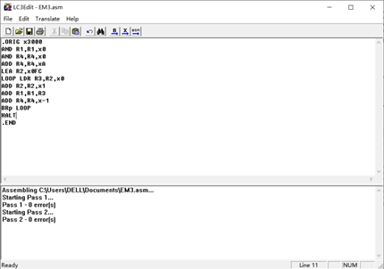 计算机系统（1）实验一 LC-3机器码编程试验_lc3asm-CSDN博客