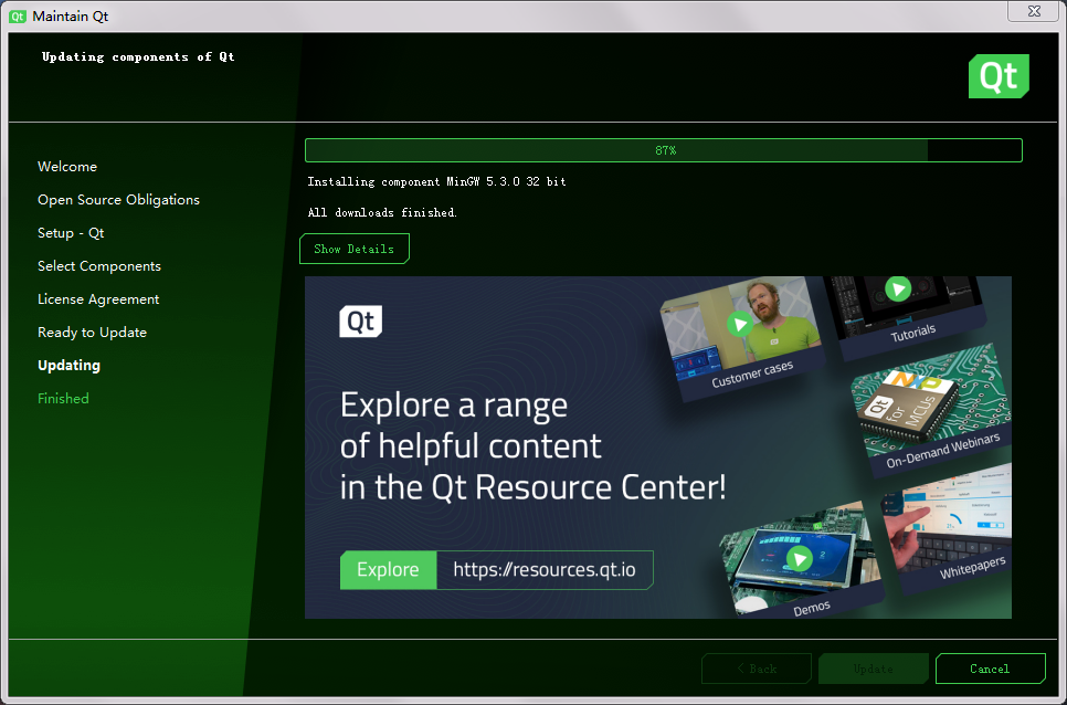 QT MaintenanceTool安装、添加或删除、更新组件报错：找不到preview.at.56.qtscript”的缺失依赖项_找不到preview.qt.56-CSDN博客