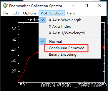 ENVI去除包络线教程，xlsx或txt格式导入ENVI_envi包络线去除教程-CSDN博客