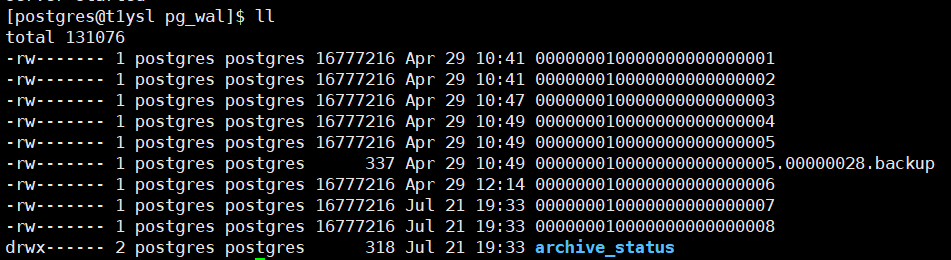PostgreSQL的xlog/Wal归档及日志清理_pg_wal 时间久的文件能删除么_PostgreSQLChina的博客-CSDN博客