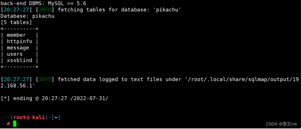 pikachu靶场SQL,sqlmap解法_pikachusql注入闯关sqlmap-CSDN博客