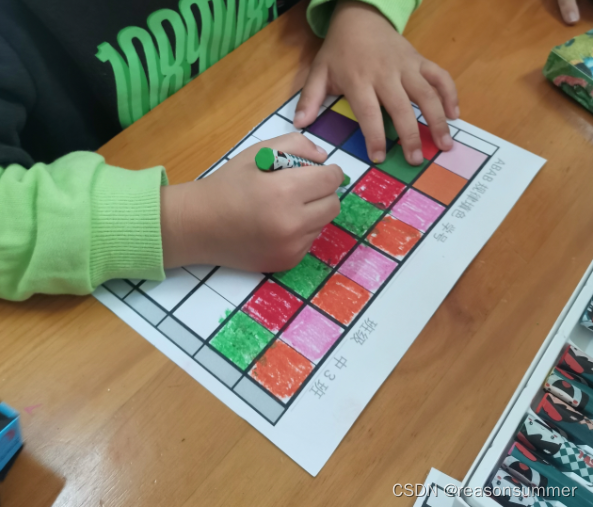 【教学类-19-04】202310《ABAB式-规律排序涂色-A4竖版2份》（中班)_根据颜色规律涂色 格子-CSDN博客