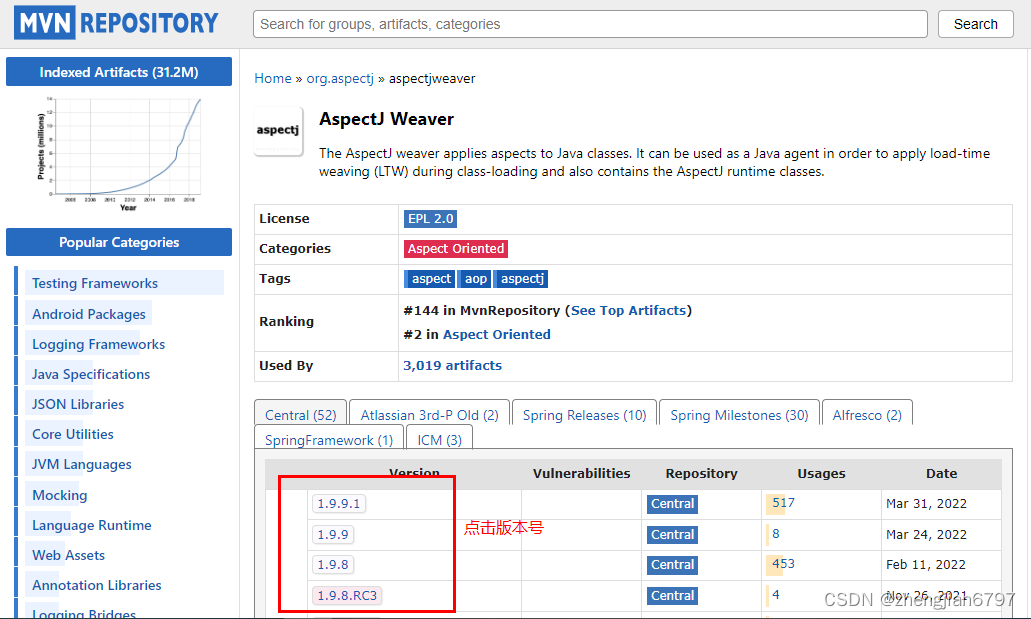 Maven官网查询最新依赖版本_maven查找版本官网-CSDN博客