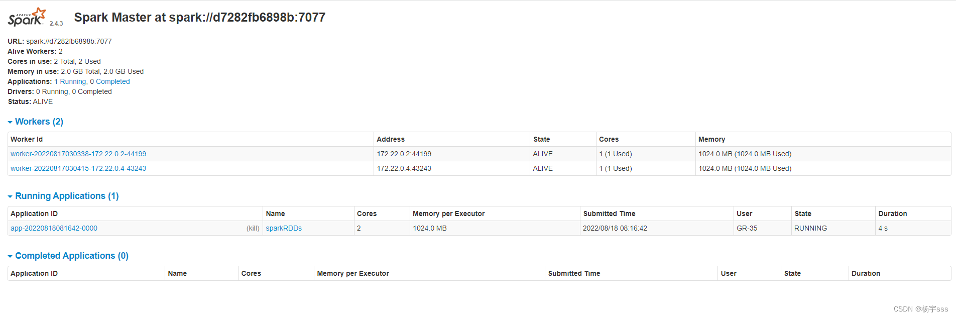 docker-compose搭建spark集群_docker-compose 安装spark-CSDN博客
