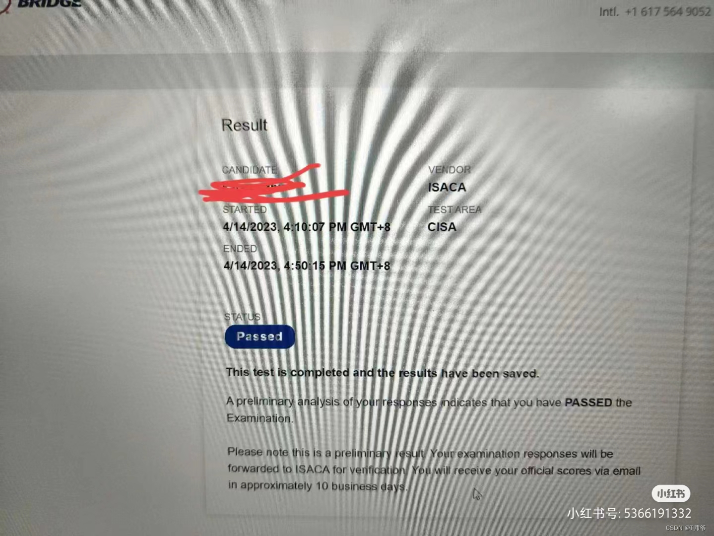 CISA成功通过！拿证必看！17张通过战报-CSDN博客