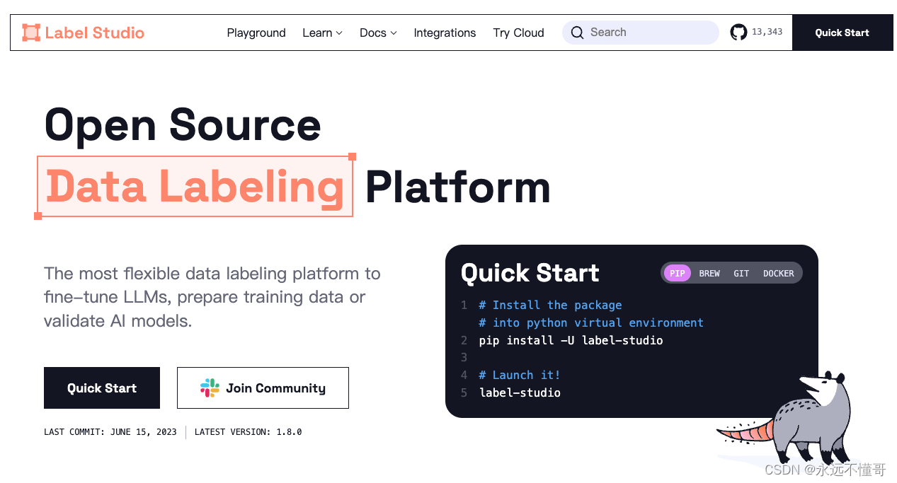 label studio - 非常好用nice的在线开源标注工具 annotation tool online_在线文本标注-CSDN博客