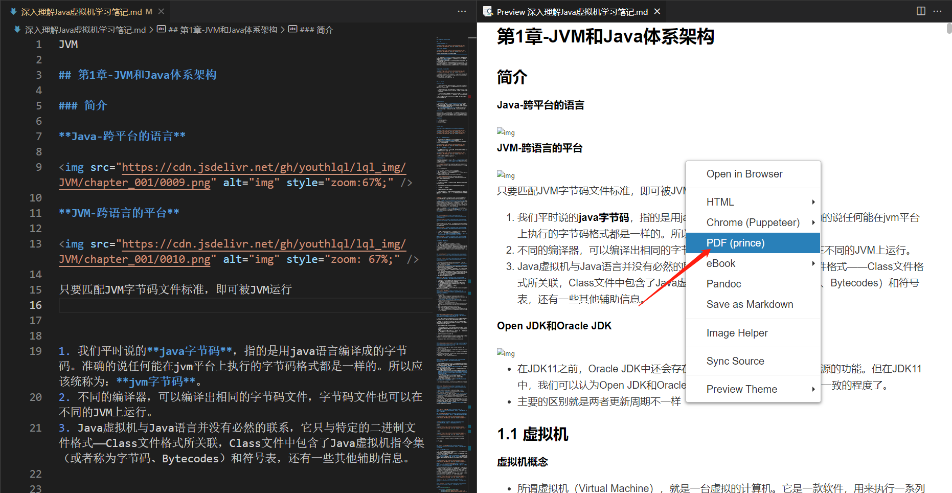VScode一站式解决Markdown文档问题_vscode 支持md_callingtxy的博客-CSDN博客