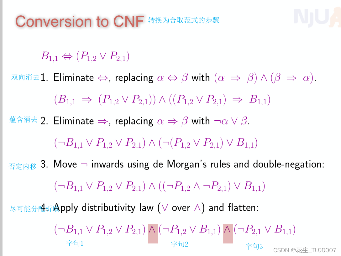 命题逻辑chapter7: Resolution 消解（归结）_命题逻辑翻译画消解树-CSDN博客