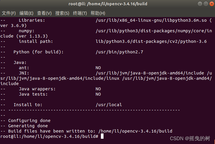 【Ubuntu18.04】安装OpenCV4.6.0_opencv ubuntu 4.6-CSDN博客