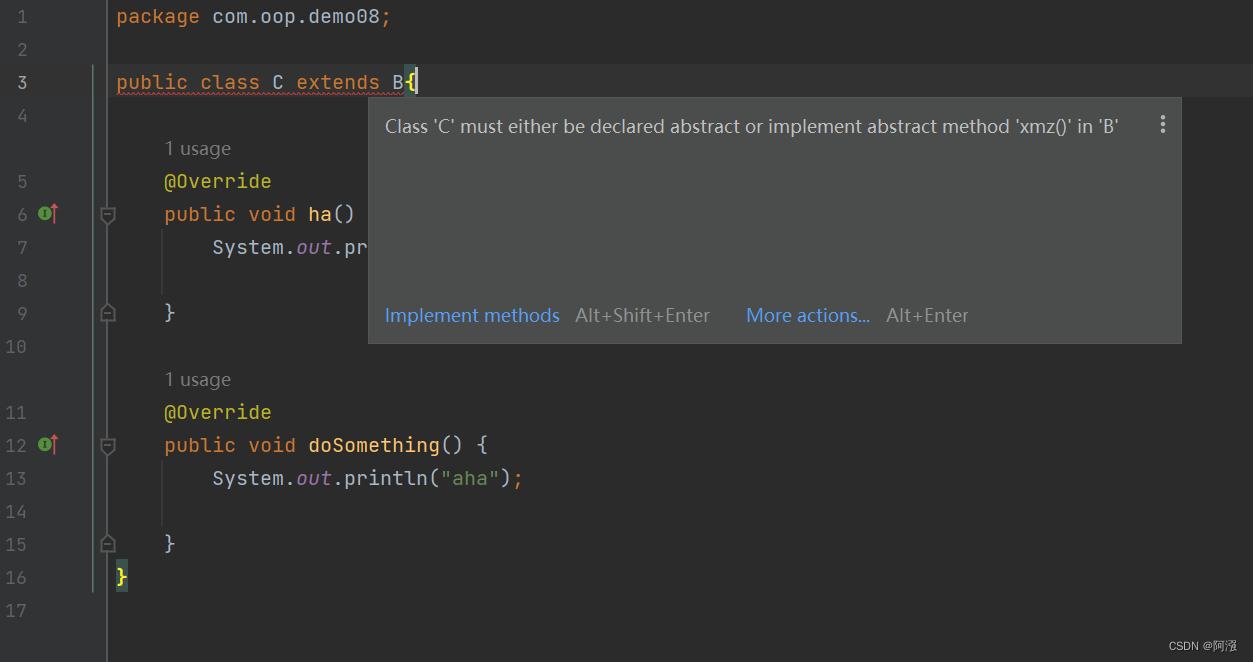Java抽象类java 抽象类demo Csdn博客 