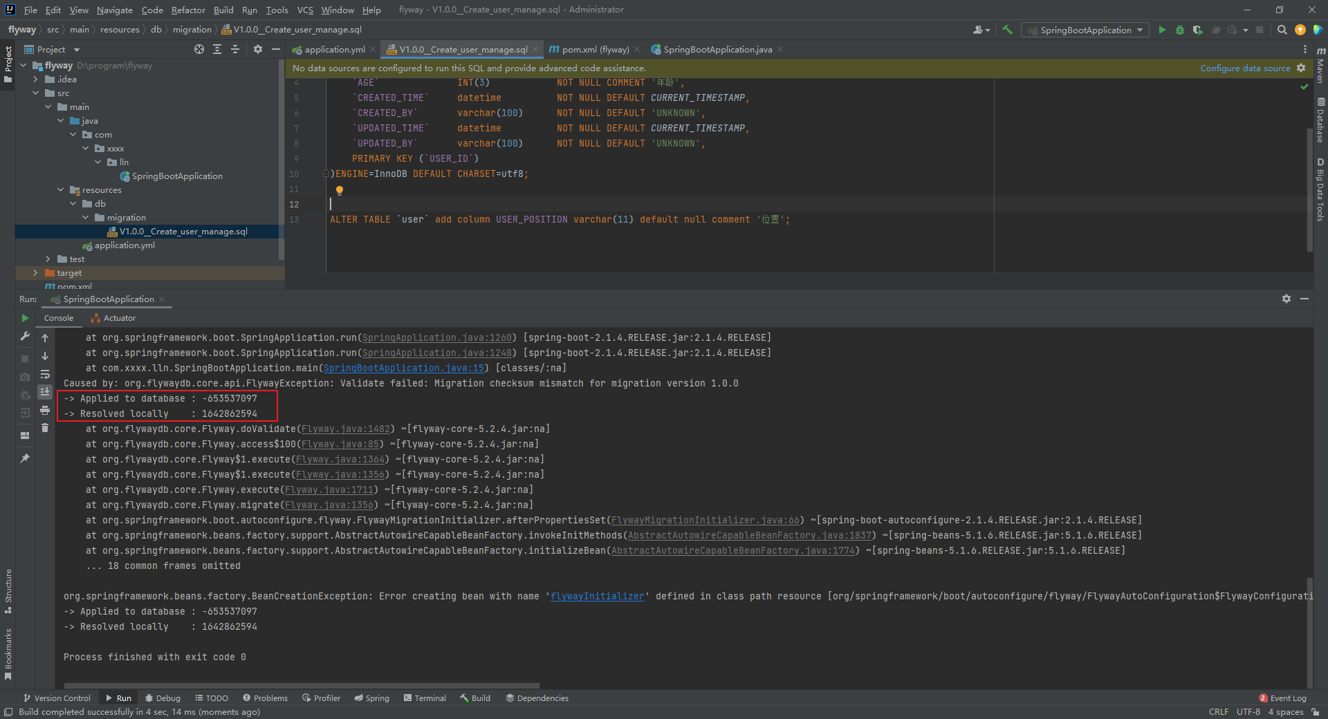 flyway_flyway checksum-CSDN博客