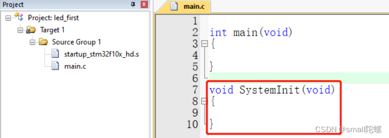 Stm32笔记3（stm32模仿51的寄存器形式点灯）stm32如何像51一样直接控制寄存器编程 Csdn博客