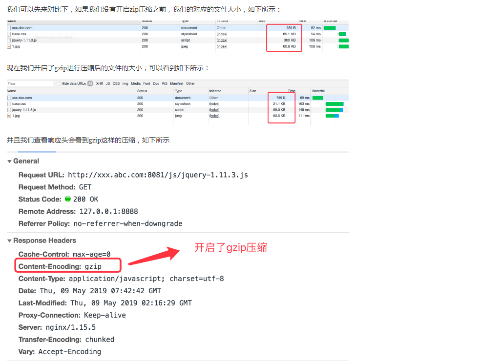 20190103-通过Nginx配置gzip解决content download耗时过长的问题_DropOfJupiter的博客-CSDN博客