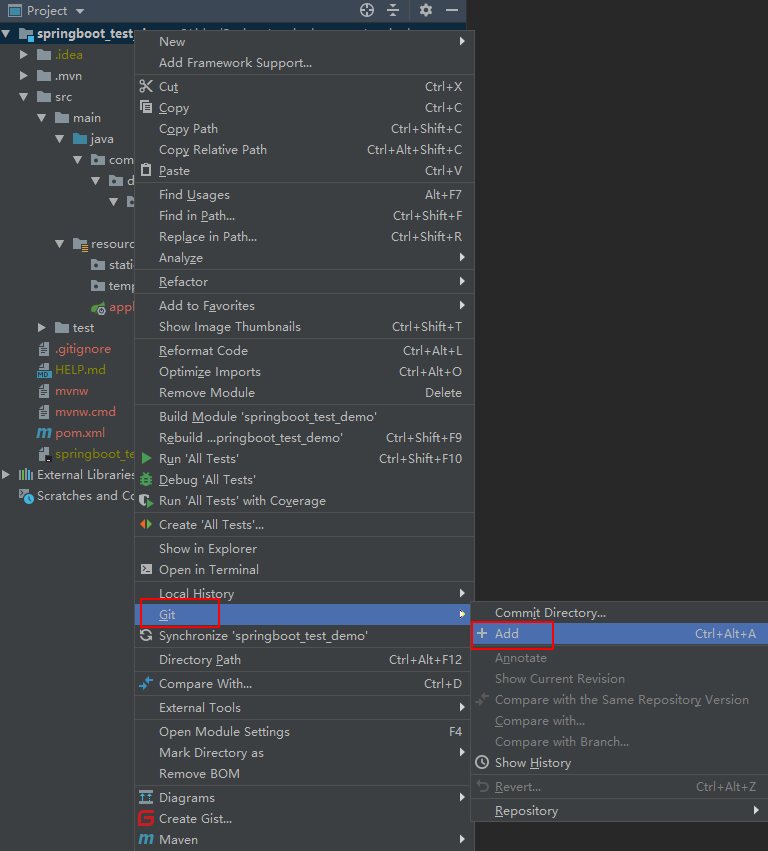 本地使用Idea创建SpringBoot项目并给gitee托管_idea如何把一个springboot项目改造为git项目-CSDN博客