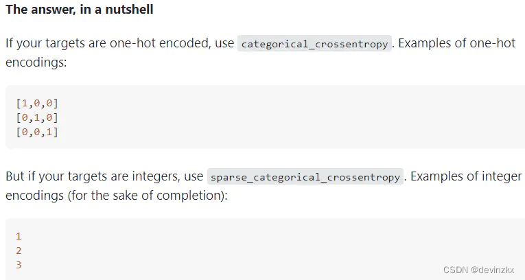categorical_crossentropy与sparse_categorical_crossentropy到底有什么区别呢 ...
