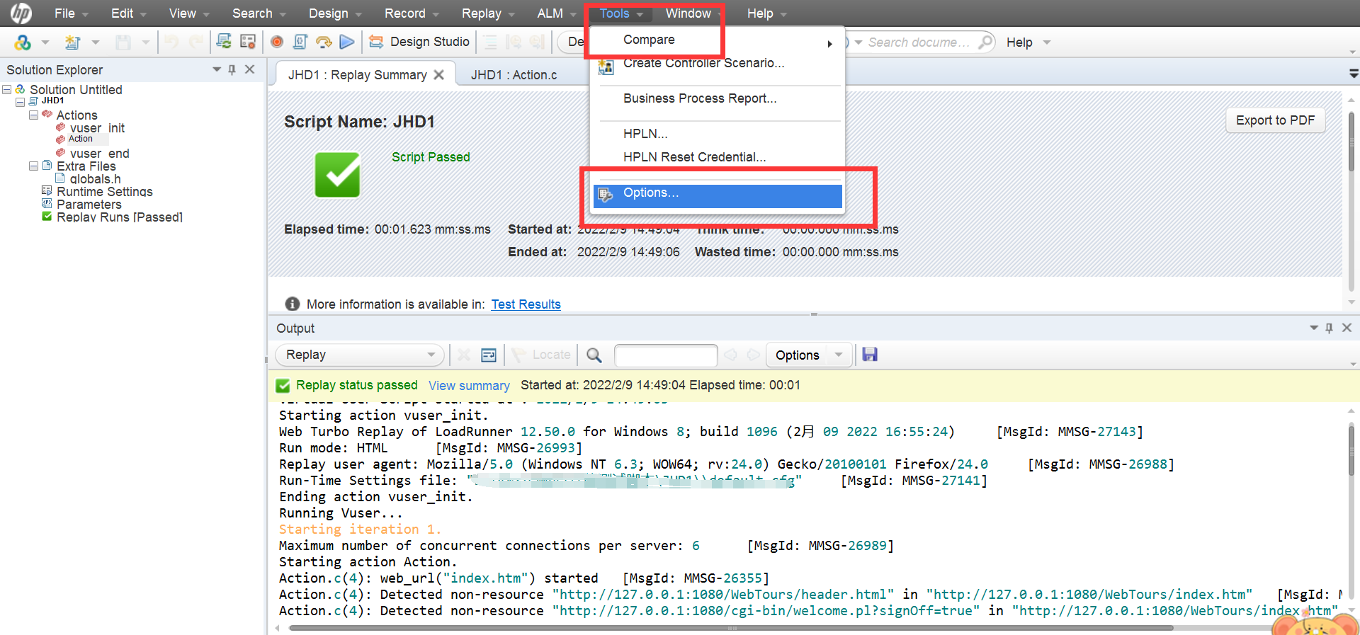 Loadrunner12/LR12 回放时调出HTML view 视图_loadrunner12回放时浏览器只有html-CSDN博客