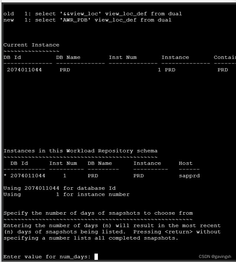 ORACLE AWR报告的获取_oracle19获取awr-CSDN博客