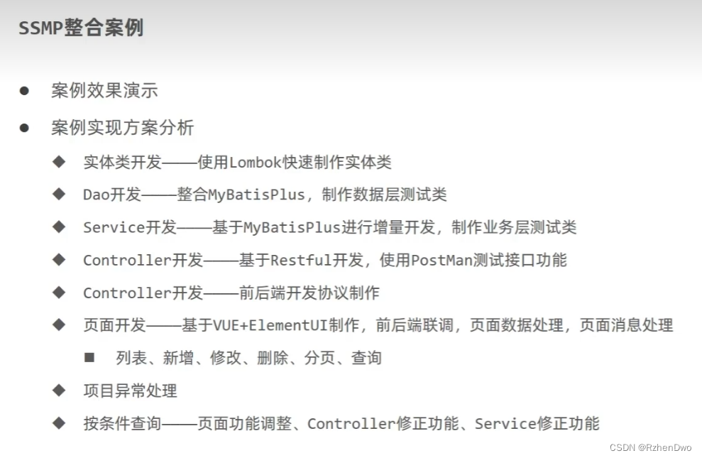 基于Springboot和SSMP整合_java ssmp指的是-CSDN博客